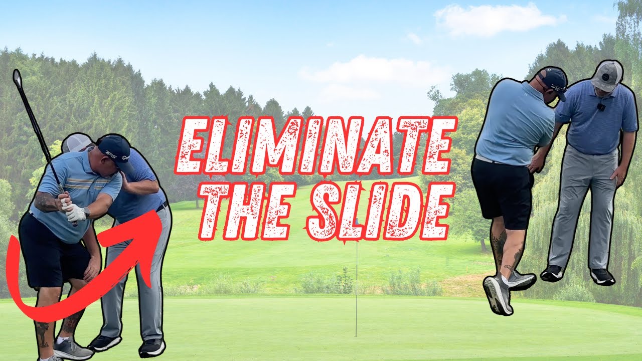 How to Elminate The Slide and Get Rotation In Your Golf Swing! - YouTube