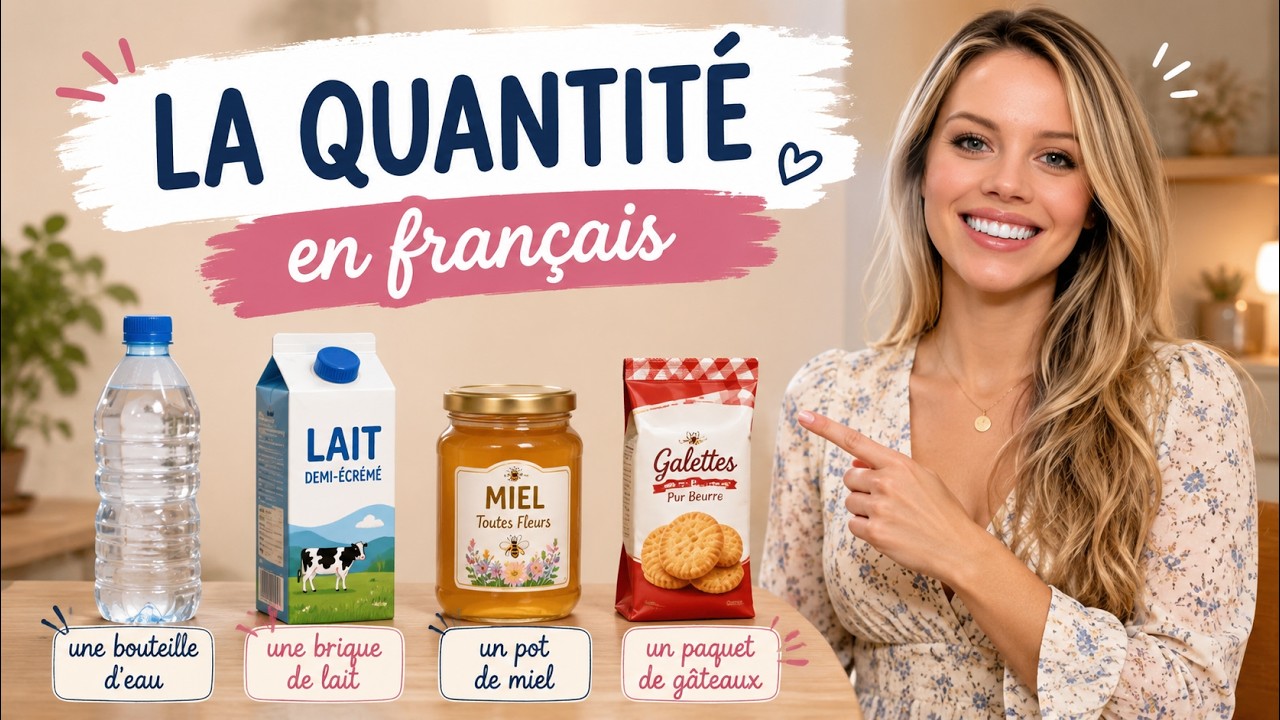 La quantité en français (A2) - YouTube