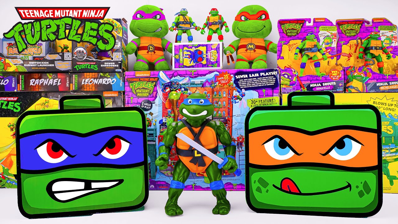 Unboxing Teenage Mutant Ninja Turtles | Secret Box of Ninja Turtle LEGO ...
