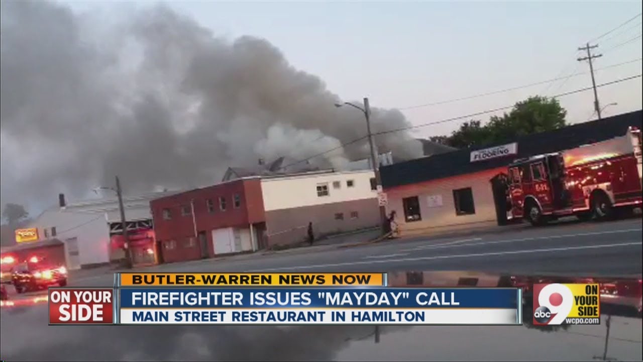 Firefighter rescued after mayday call - YouTube