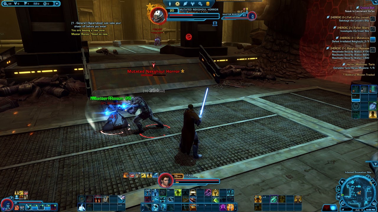 SWTOR Reward Companion - Master Ranos: Solo tanking 2 - YouTube