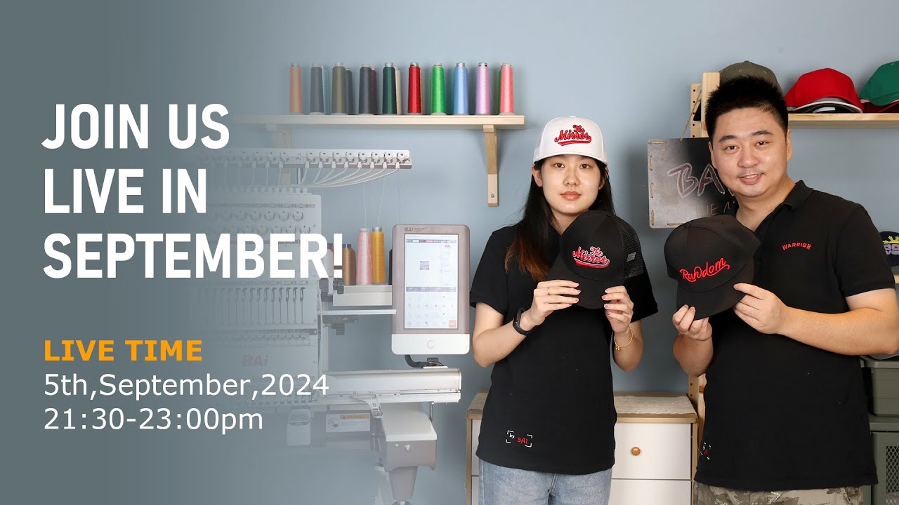 THE MIRROR Showcases New Machine with 3D Hat Embroidery - YouTube