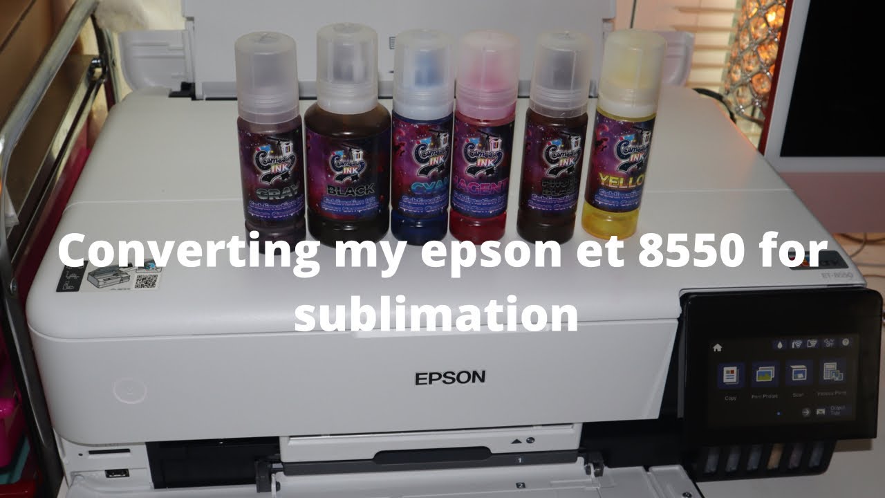 Converting my epson ecotank 8550 for my sublimation business, using ...