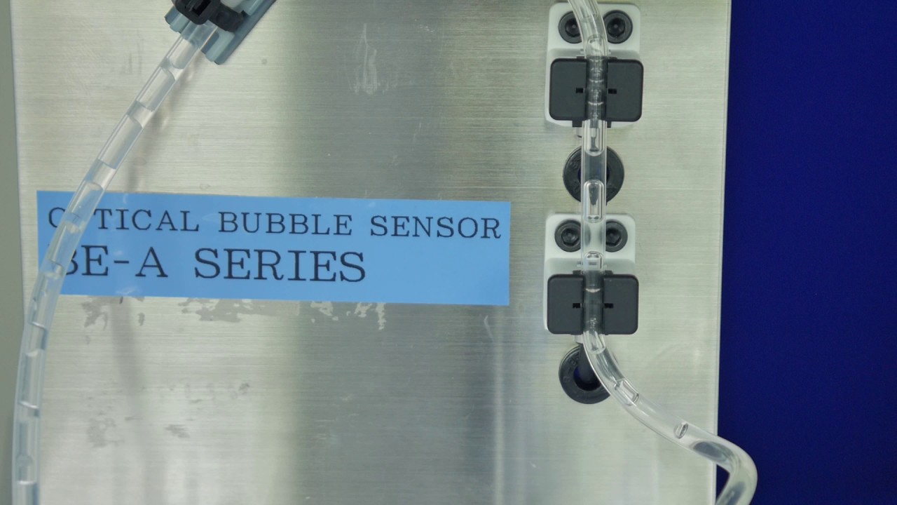 BE-A Bubble Sensors protect liquid process in Lab Automation - YouTube