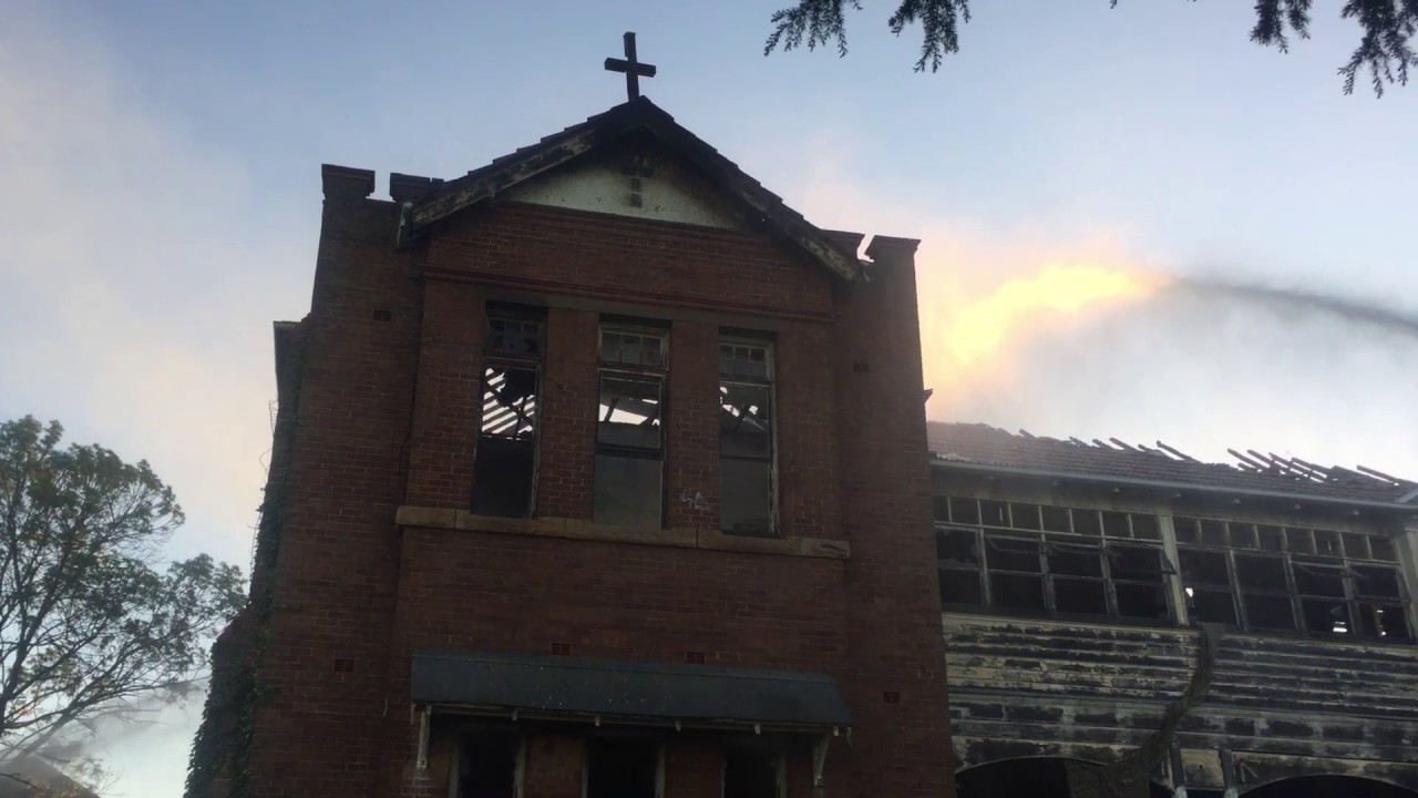 St John's Orphanage- Goulburn Boys home is on fire again - YouTube
