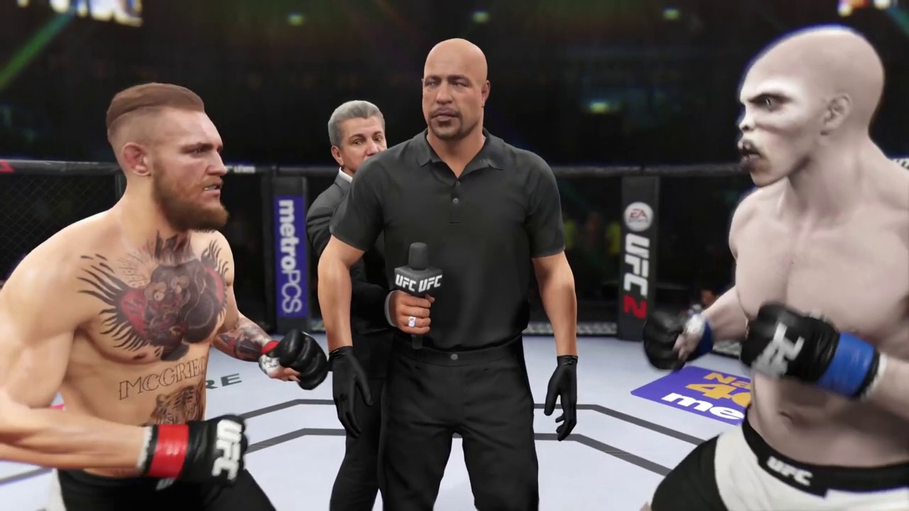 Conor McGregor vs. White Scream - EA Sports UFC 2 - YouTube