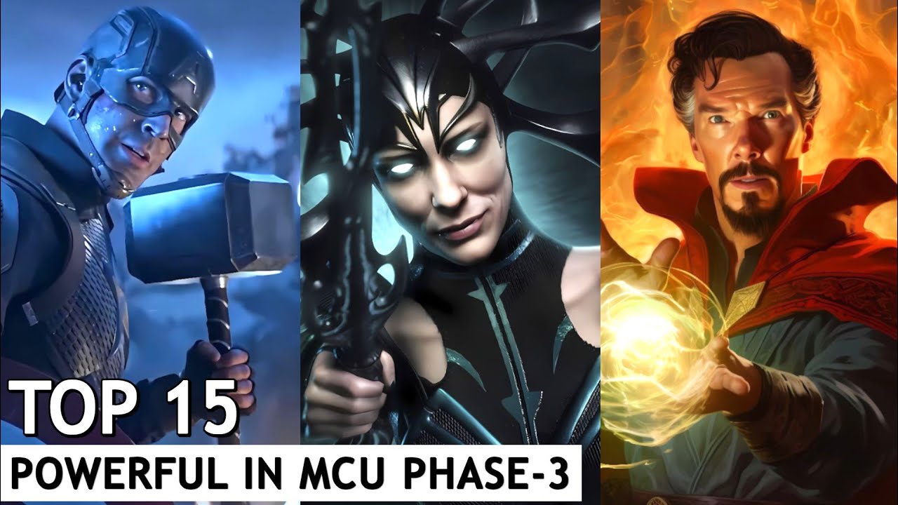 Top 15 Most Powerful Characters in MCU Phase 3 | In Hindi | BNN Review ...