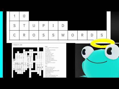 10 Stupid Crosswords - YouTube