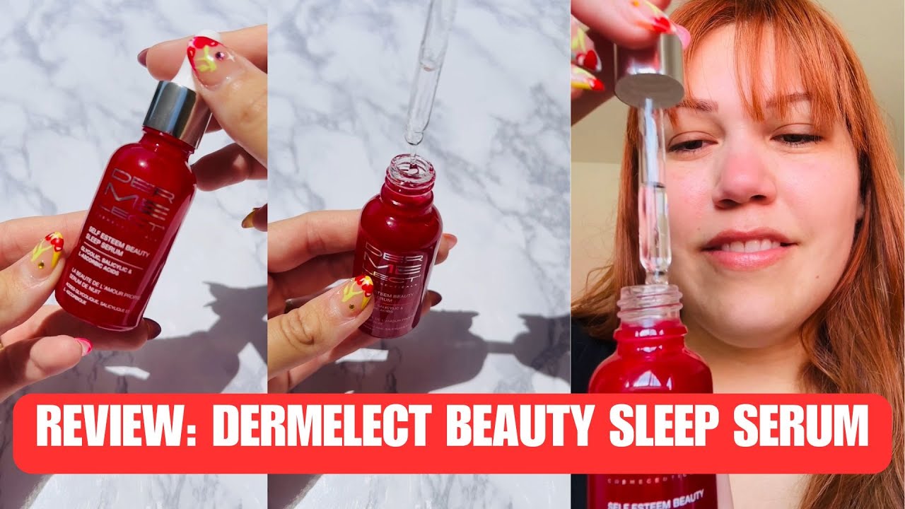 DERMELECT BEAUTY SLEEP SERUM - Glowy skin and feeling refreshed - YouTube