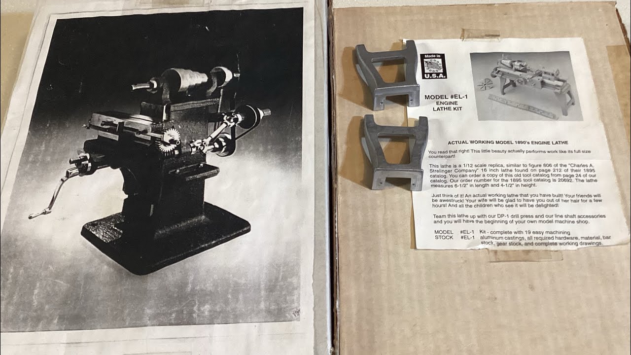 PM Research model lathe and mill kit; and starting the lathe. - YouTube
