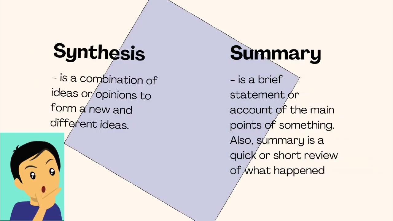 Q4-W3 Synthesis Essential Information - YouTube