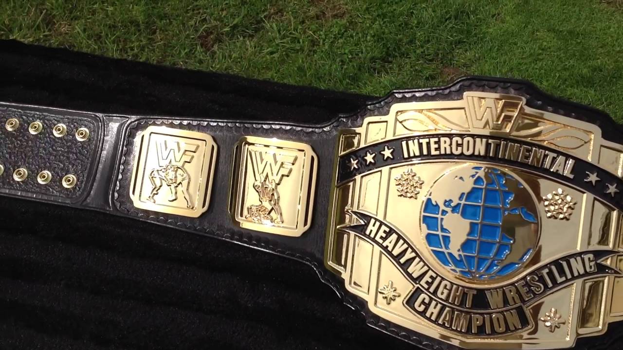 Reggie Parks WWF Intercontinental Championship Belt - YouTube