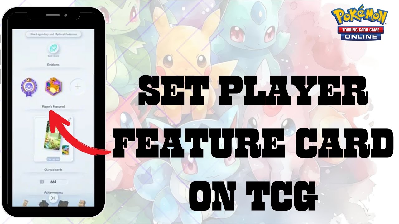 How to Set Player Features Card on Pokémon TCG - YouTube