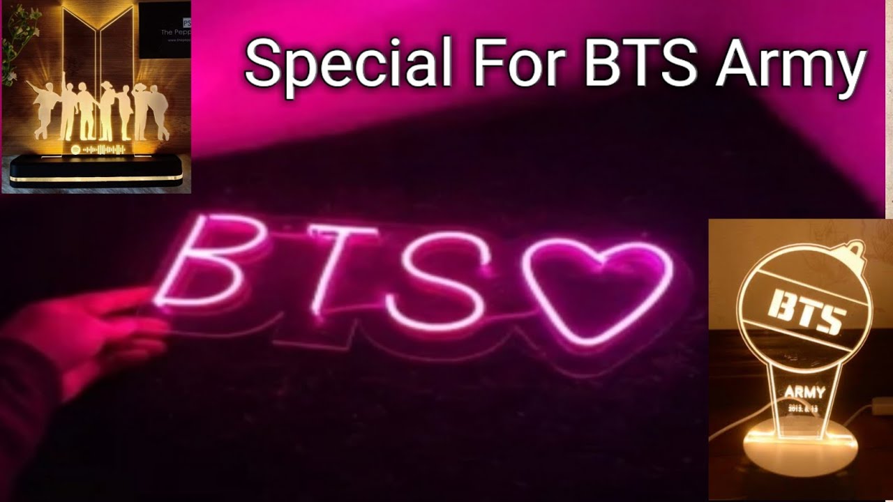 BTS Lights | BTS show Lamps - YouTube