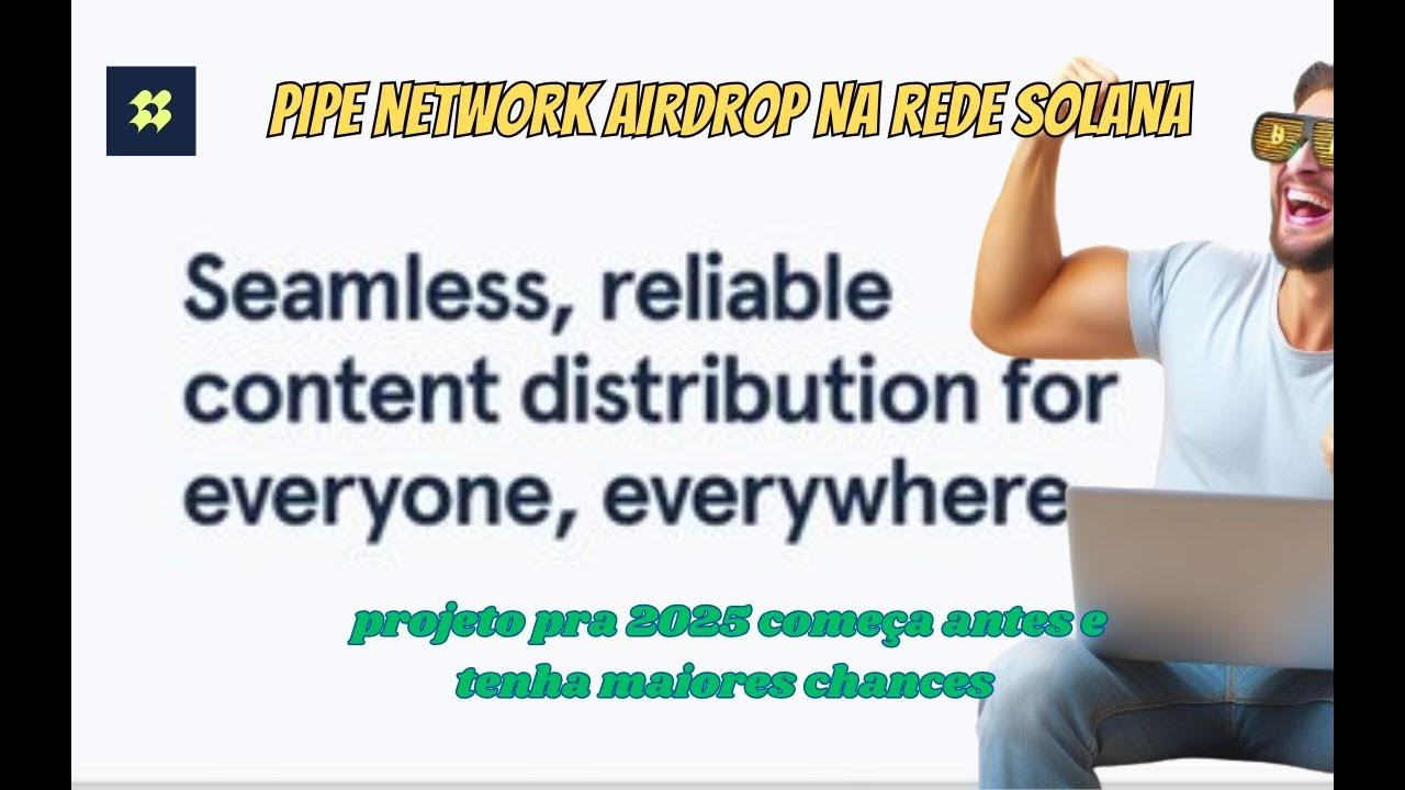 Pipe Network Airdrop da Rede Solana - YouTube