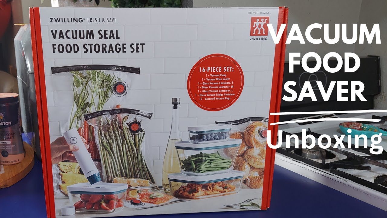 Zwilling Fresh and Save Food Saver Unboxing and Demonstration - YouTube