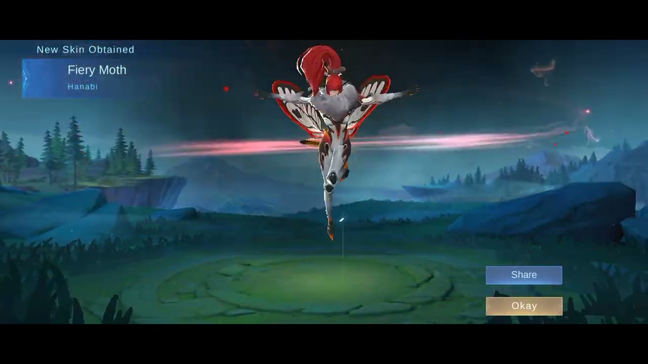 hanabi fiery moth - YouTube