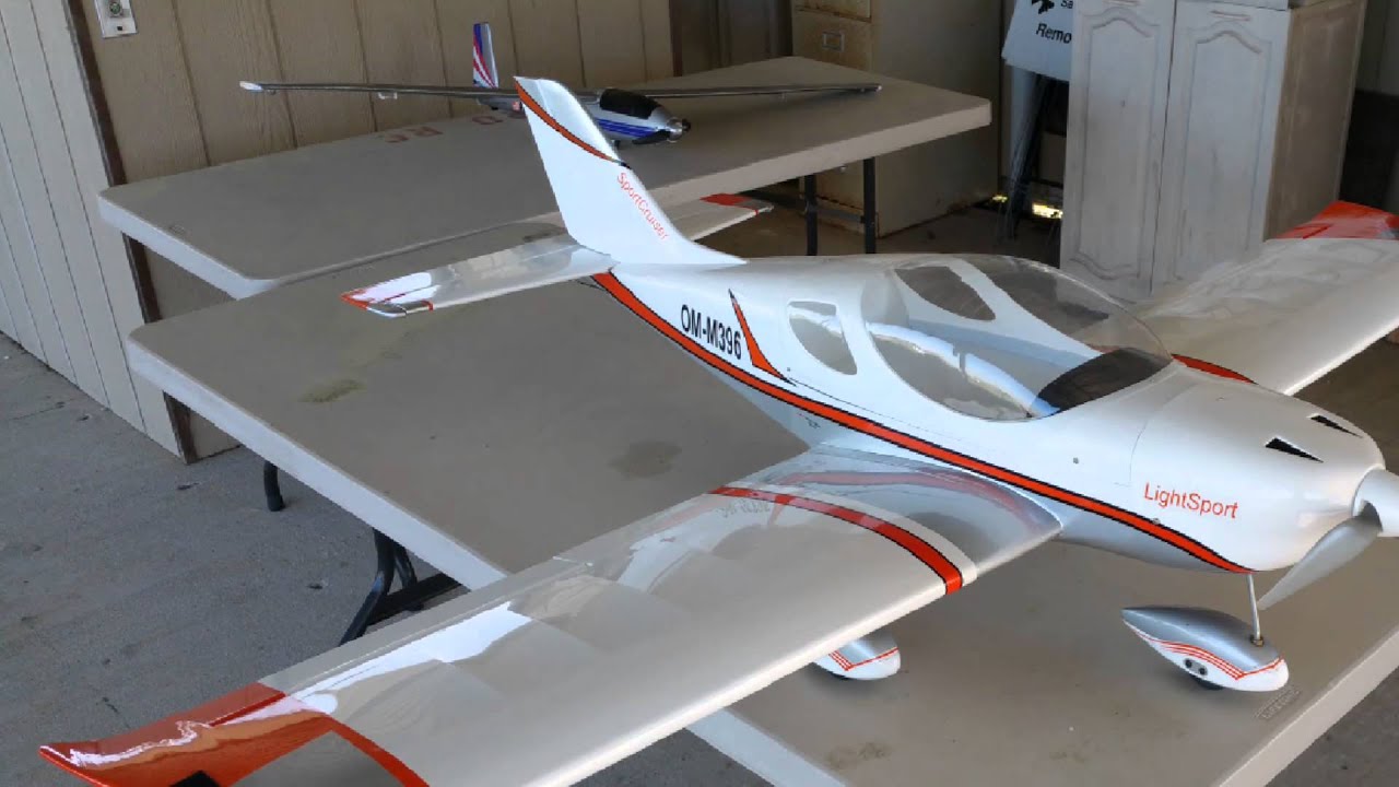 Seagull Sportcruiser rc electric. - YouTube