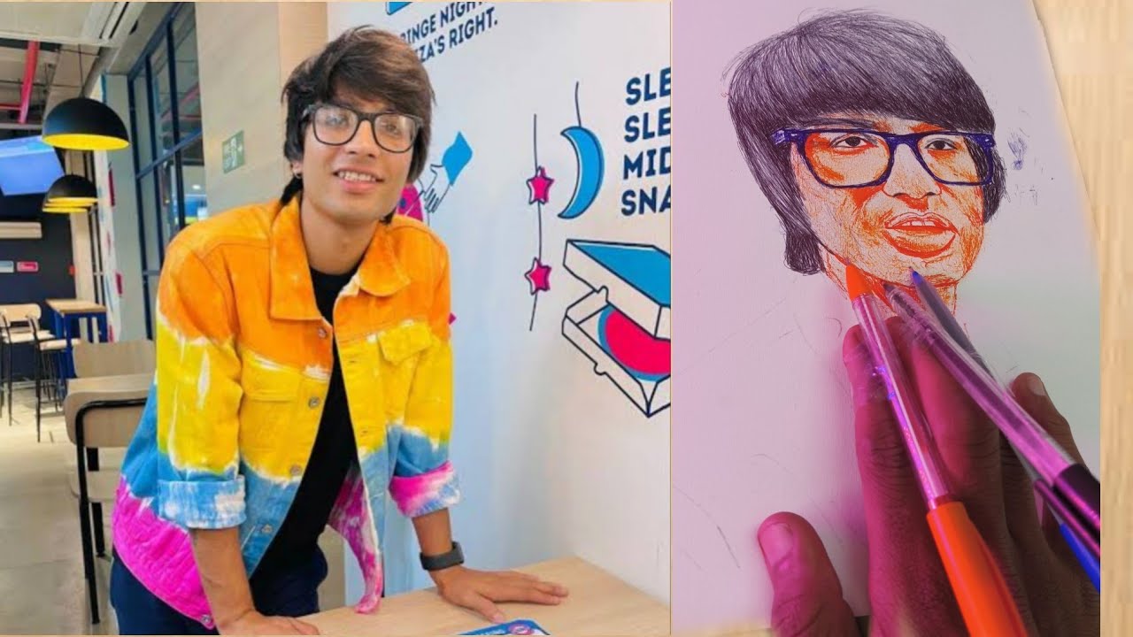 sourav joshi Scribble art ️ ll sourav joshi drawing llsourav joshi ...