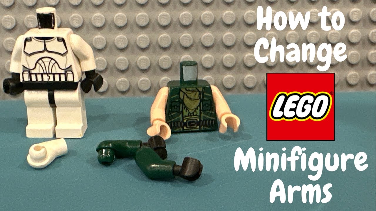 Lego Tutorial: How to Change Minifigure Arms Safely - YouTube