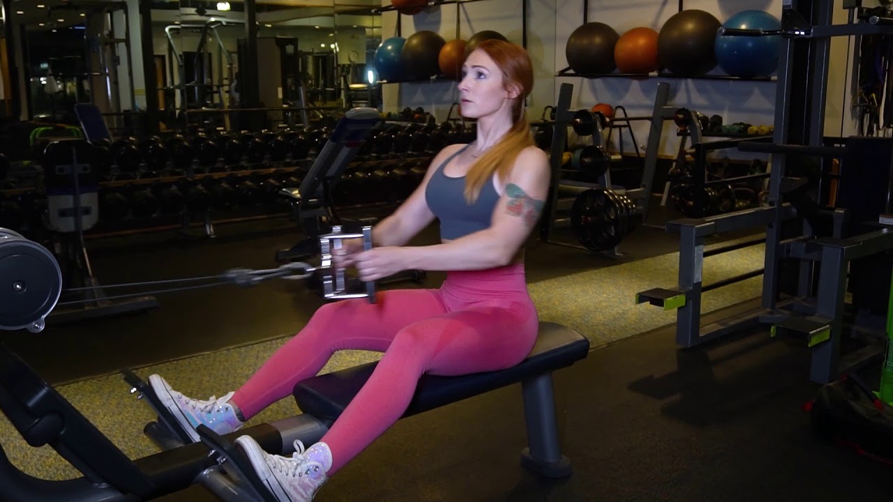 HOW TO: Seated row - YouTube