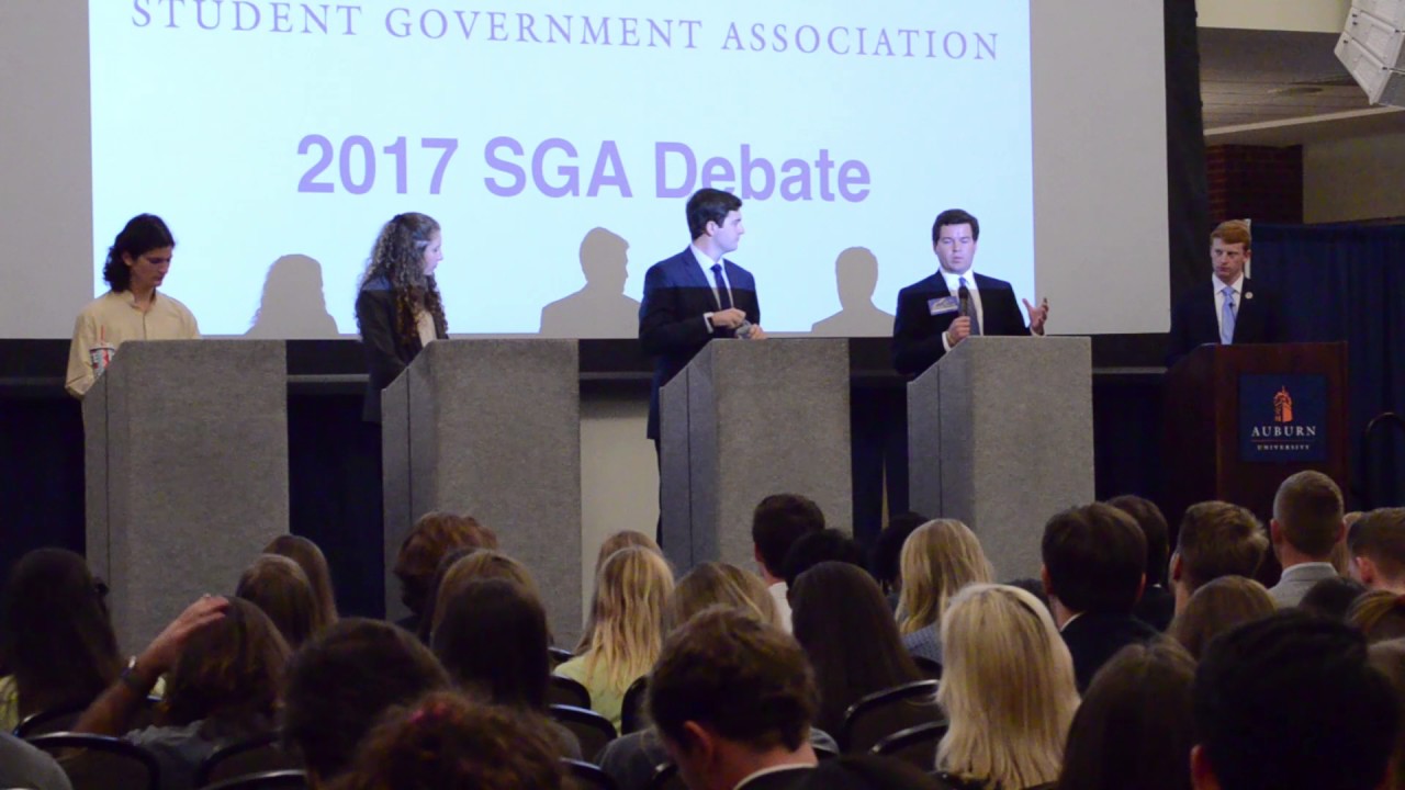 President | SGA Debate 2017 - YouTube
