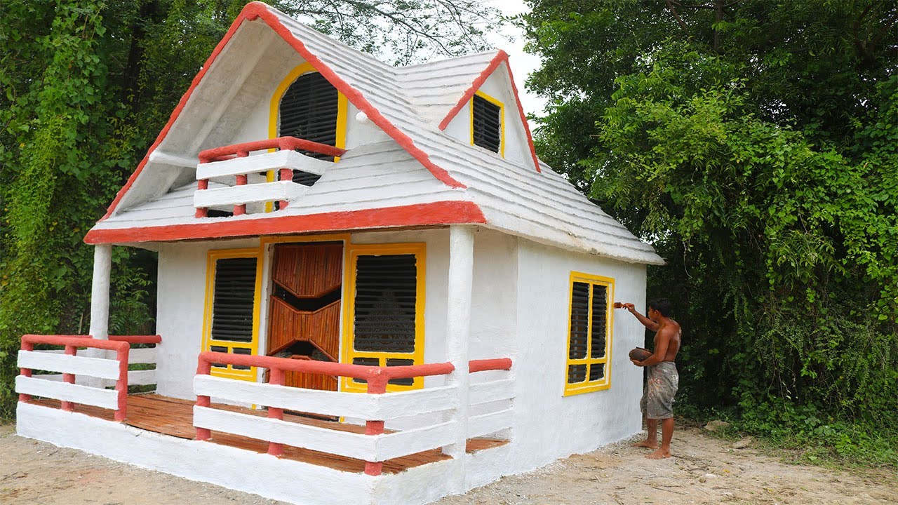 Primitive Daily life - Start Building A House Out of Clay To Live Every ...