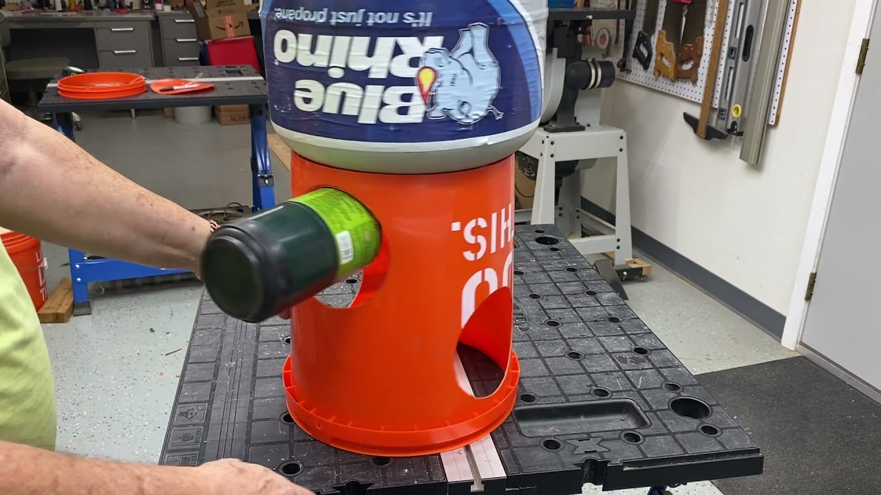 Propane Refill Stand - YouTube