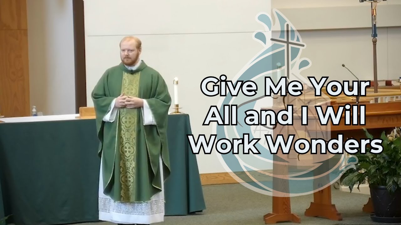 Give Me Your All and I Will Work Wonders - Fr. Nick's Homily - YouTube