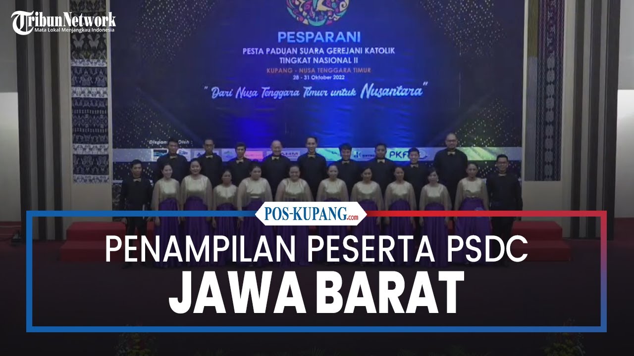 Penampilan Kontingen Jawa Barat Kategori Lomba PSDC Pesparani Nasional ...