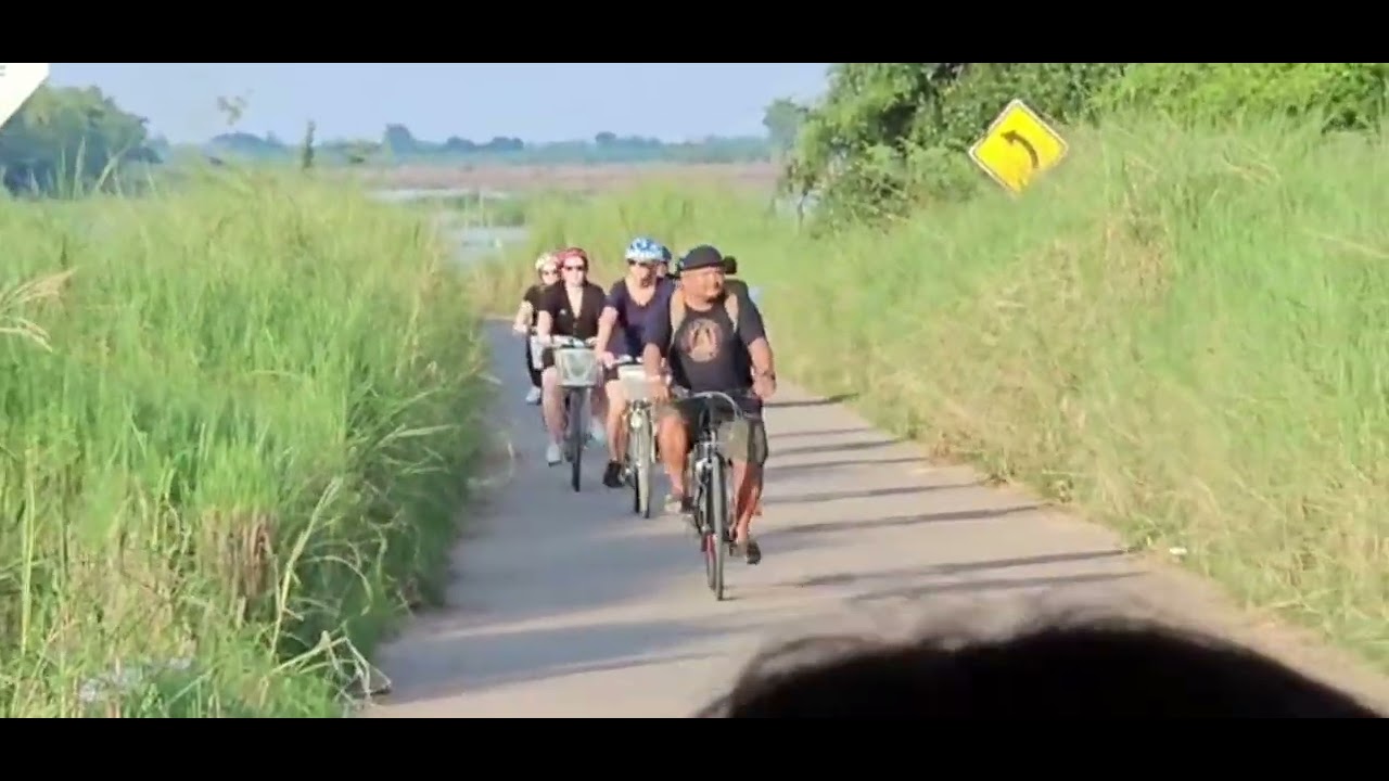 CYCLING TOUR in Koh Pen Mekong Island with Happy Jack Cambodia 🇰🇭 # ...
