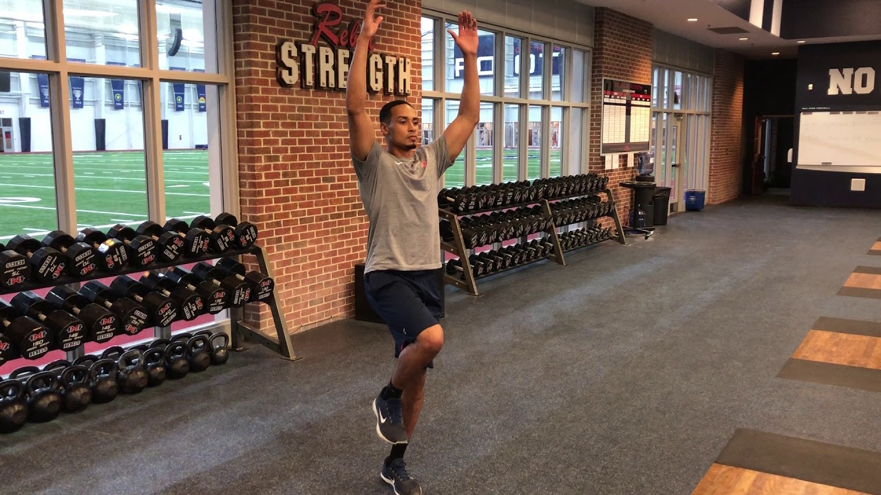 Single Leg Snap Down - YouTube