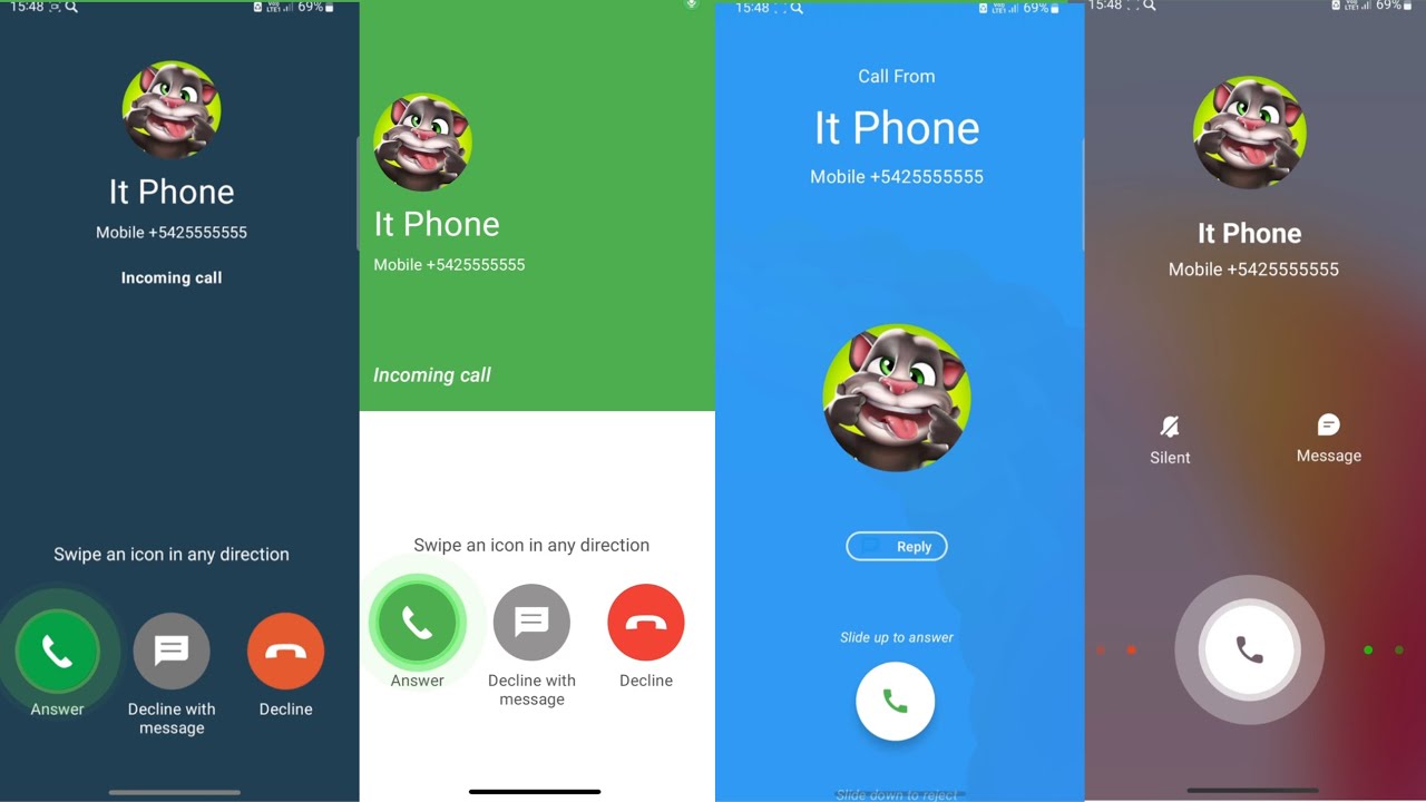 Fake Call from Talking Tom/ Screen Video Recording - YouTube