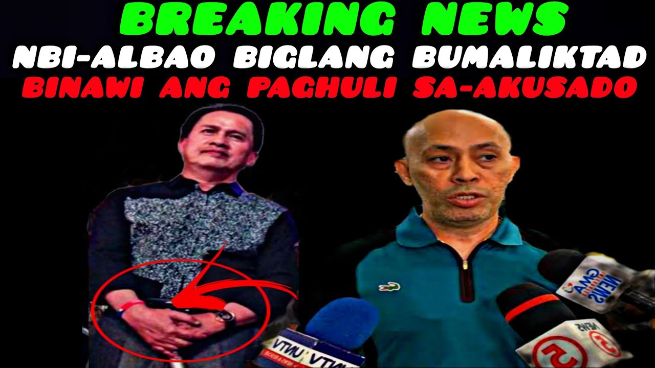 BIGLANG BUMALIKTAD NA NBI-ARCHIE ALBAO BINAWI PAGHULI SA QUIBOLOY 4-NA ...