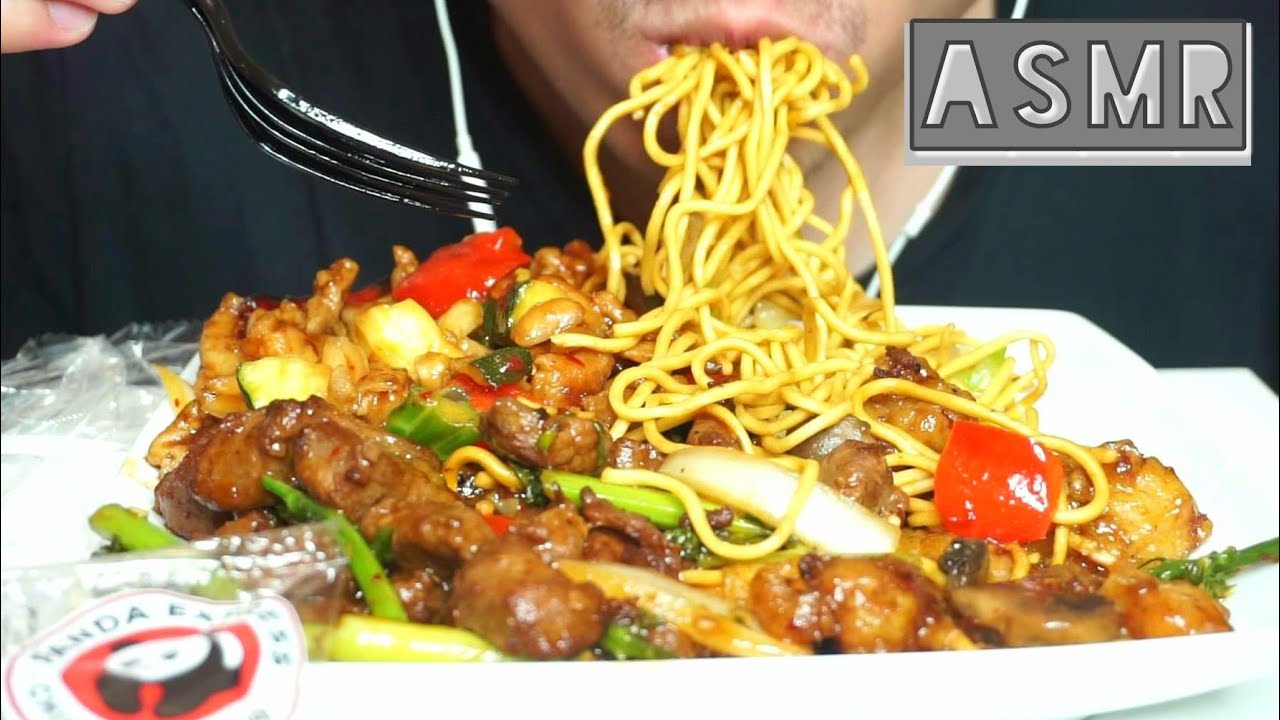 ASMR CHINESE FOOD PANDA EXPRESS MUKBANG EATING SOUNDS | LifeWithKMY ...