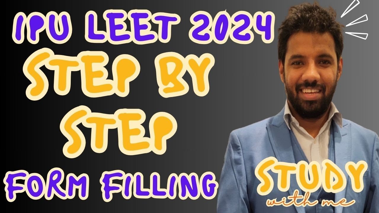 IPU LEET 2024🔥How to fill IP University Application Form 🔥Step by Step ...