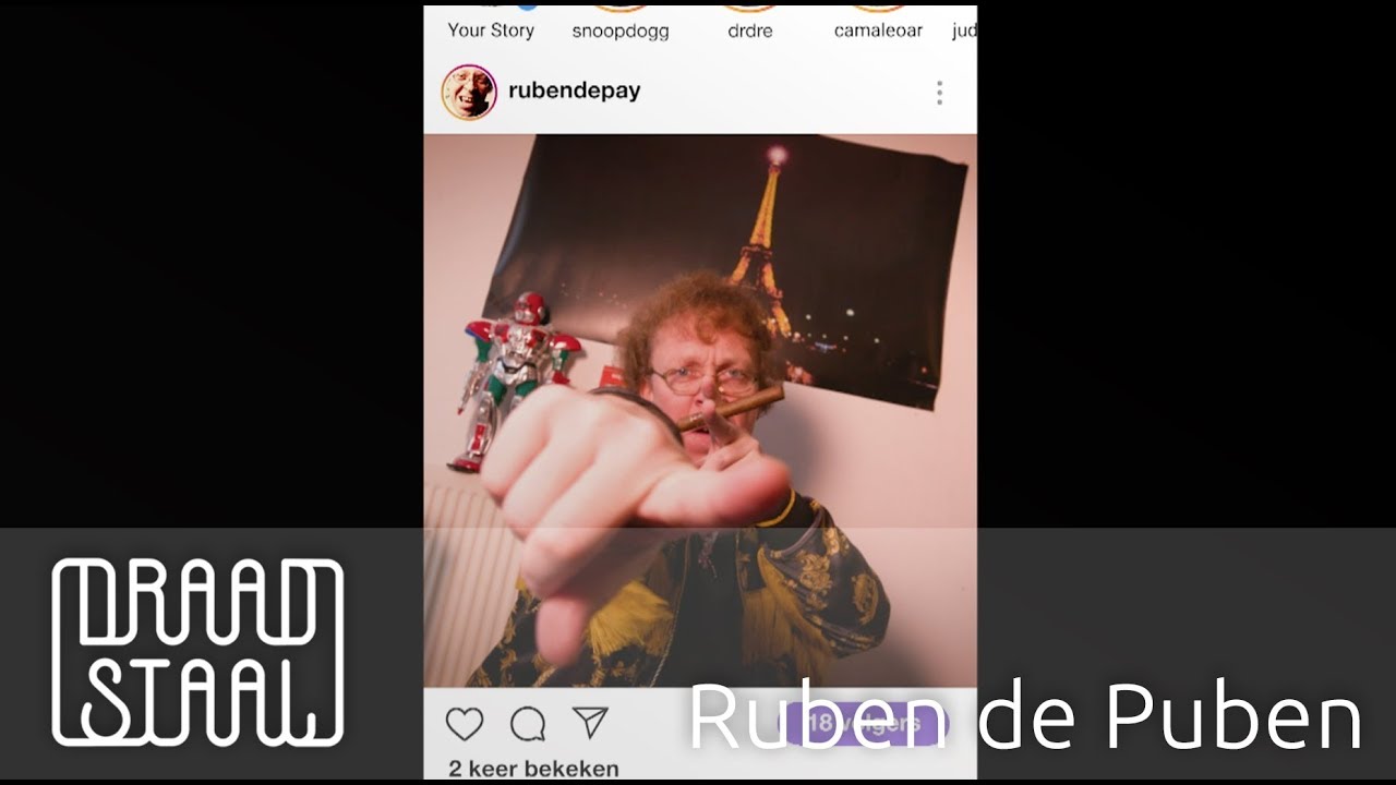 Ruben de Puben is een rapper | Draadstaal - YouTube