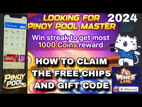 PAANO MAKUHA ANG FREE CHIPS SA PINOY POOL SIGN UP BONUS PLUS GIFT CODE ...