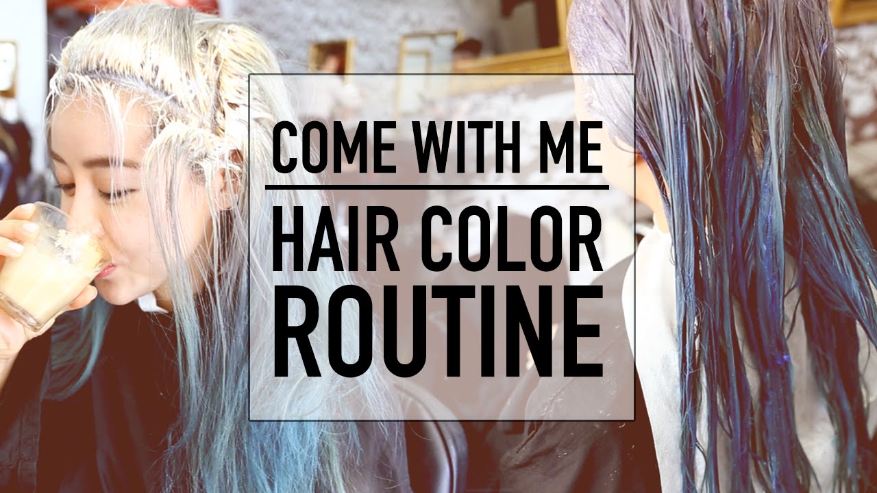 Hair Color Routine Transformation ♥ Before and After Ombre Hair Change ...
