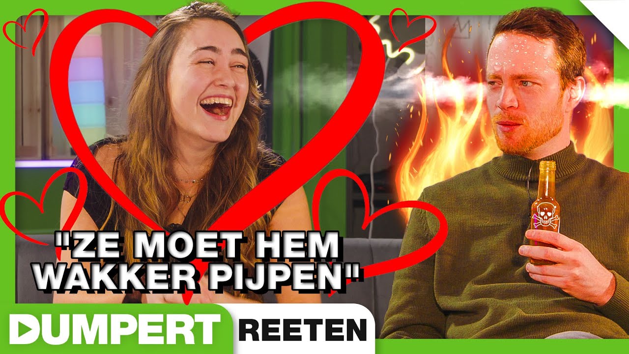 Lekkere snack Manon en hete René in DUMPERTREETEN! - YouTube