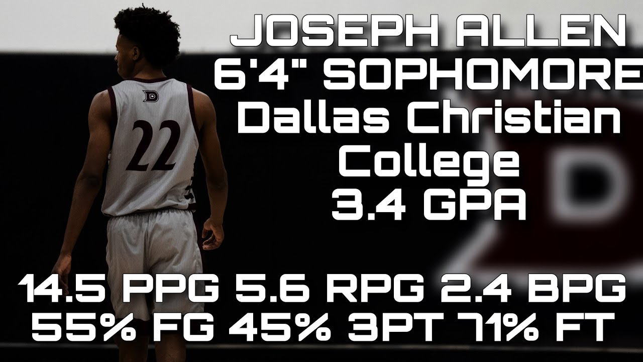 Joseph Allen Sophomore College 2022-23 Basketball Season Highlights ...