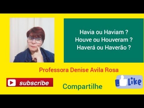Havia ou Haviam? #Haver #Havia #Haviam#Houve #Haverá - YouTube