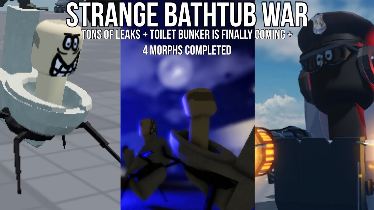 Toilet Bunker is Finally Coming! + 4 Morphs Completed! + Tons of Leaks ...