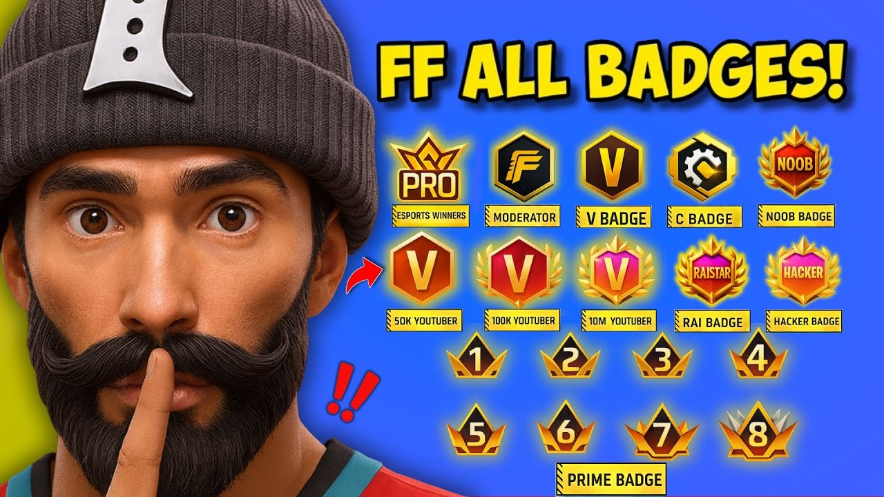 I Unlocked All Free Fire Badges! - YouTube