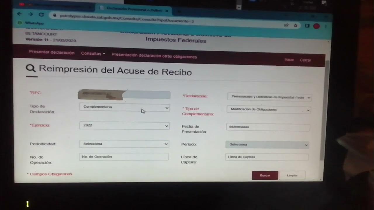 Ocurrió Un Error Al Enviar La Información Error Al Hacer Declaración