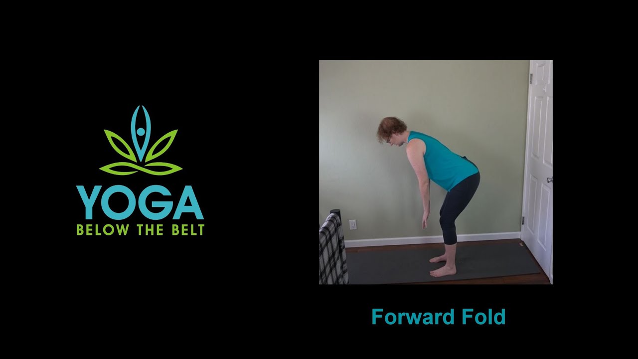 Standing Forward Fold Tutorial - Yoga for the Pelvic Floor - YouTube