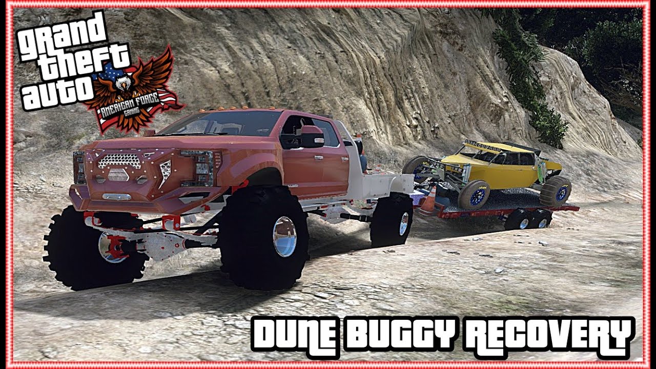 GTA 5 ROLEPLAY | MONSTER POWERSTROKE RECOVERS DUNE BUGGY! | EP. 1073 ...