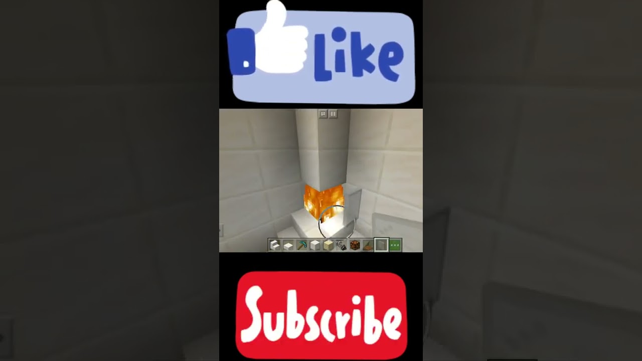 how to make bonfire in minecraft | #shorts - YouTube