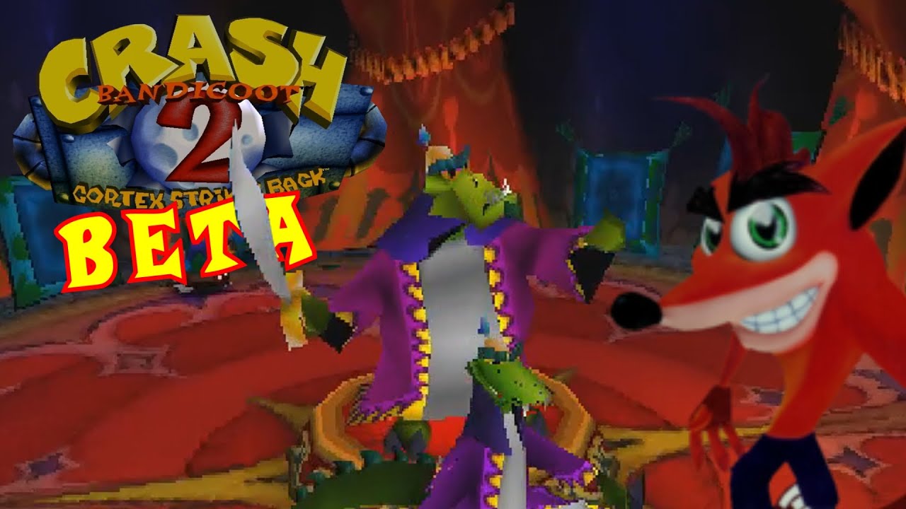 CRASH BANDICOOT 2 CORTEX STRIKES BACK BETA - KOMODO BROTHERS - YouTube