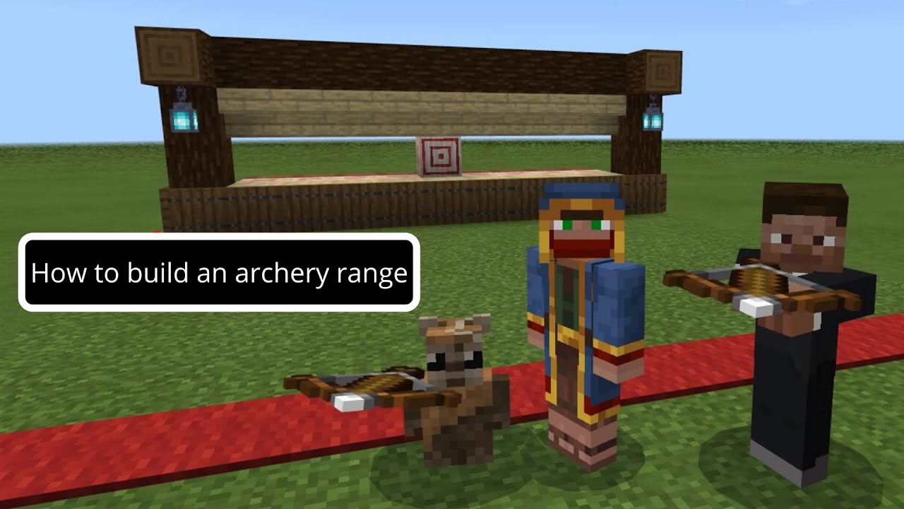 How to build an archery range in Minecraft 1.16! - YouTube